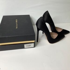 Identita | Shoes | Identita Isabelle Satin Handmade In Italy Heels ...